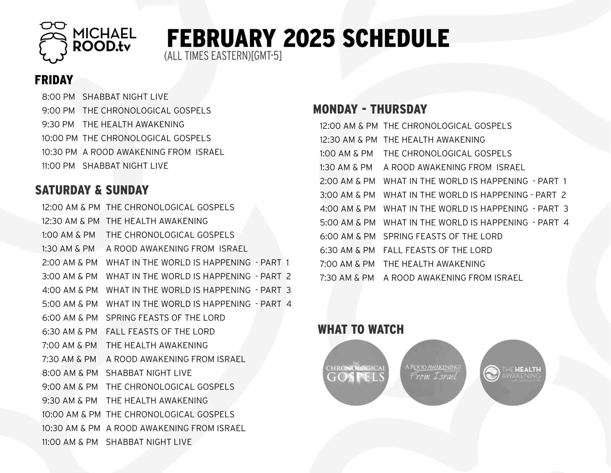 Shabbat Night Live – A Rood Awakening